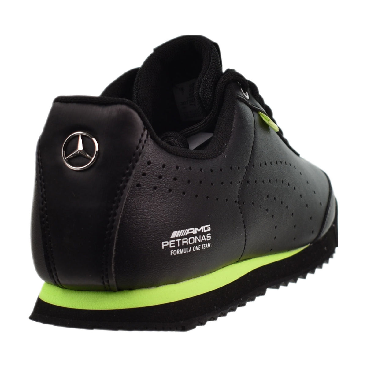 Puma Mercedes-AMG Petronas Roma Via Perforated Men's Shoes Black-Fizzy