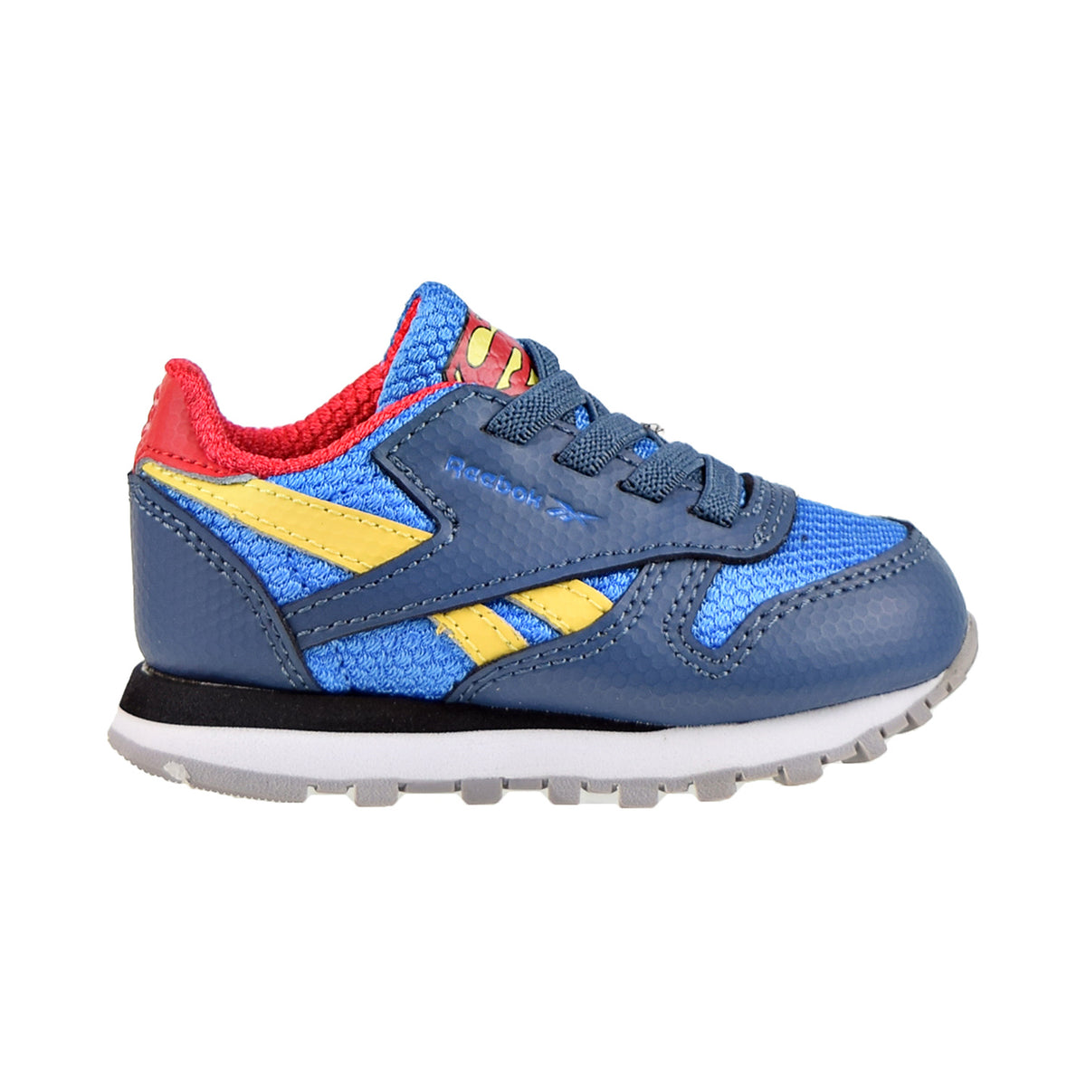 Reebok X DC Classic Leather "Superman" Toddlers Shoes Upbeat Blue-Redt